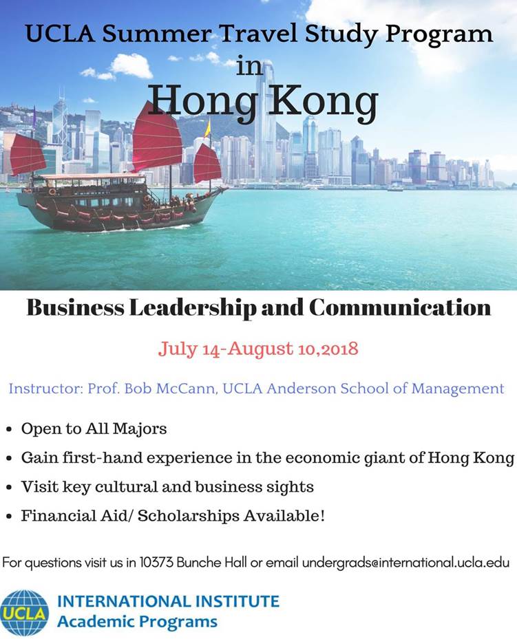 Undergraduate Opportunities / Announcements | UCLA Department of ...